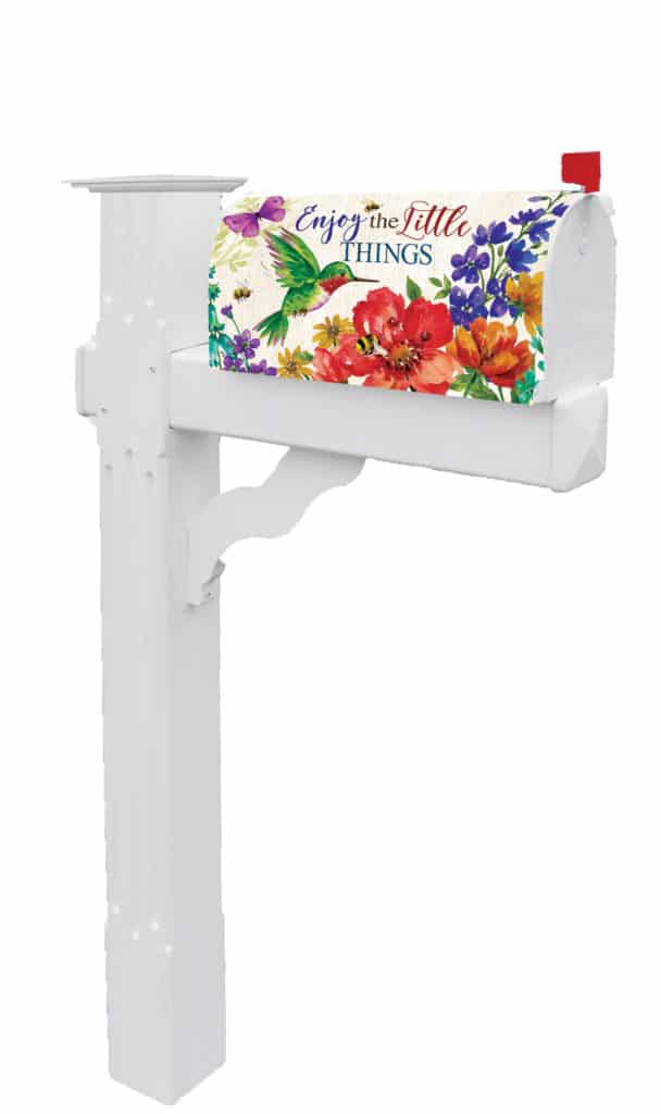 Wildflowers & Hummingbird-Mailbox Makeover - Custom Decor