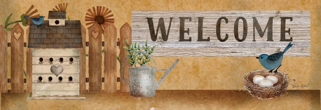 Spring Birdhouse-Signature Sign - Custom Decor