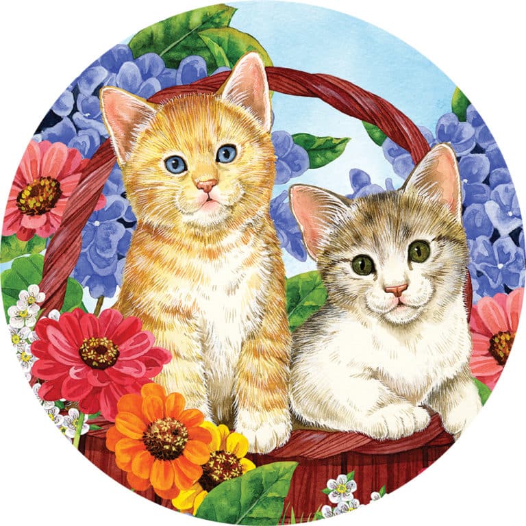 Garden Kittens-Accent Magnet - Custom Decor