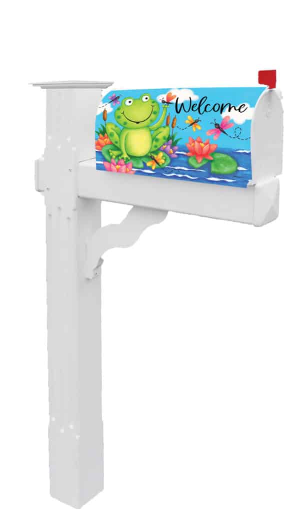 Frog and Dragonfly-Mailbox Makeover - Custom Decor