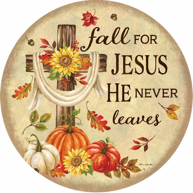 Fall for Jesus-Accent Magnet - Custom Decor