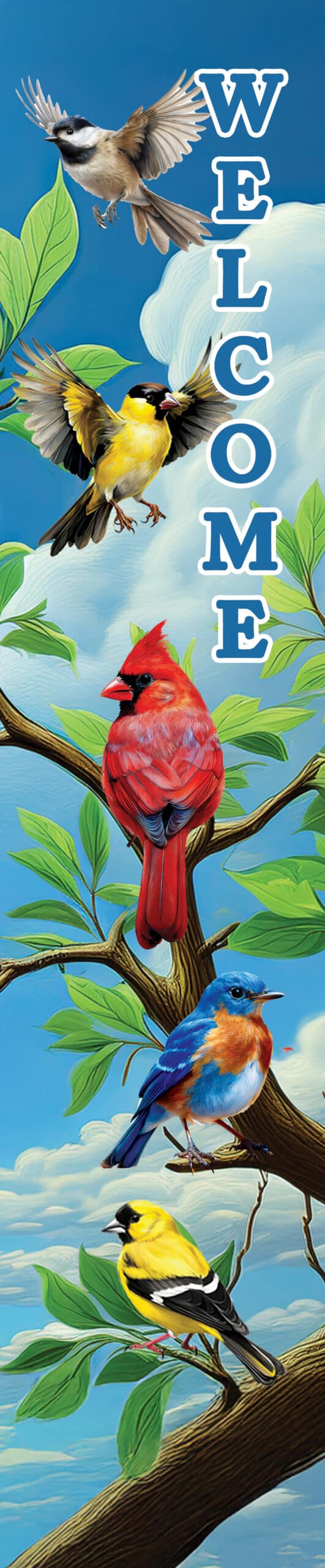 Yard Expression-Bird Branch - Custom Decor